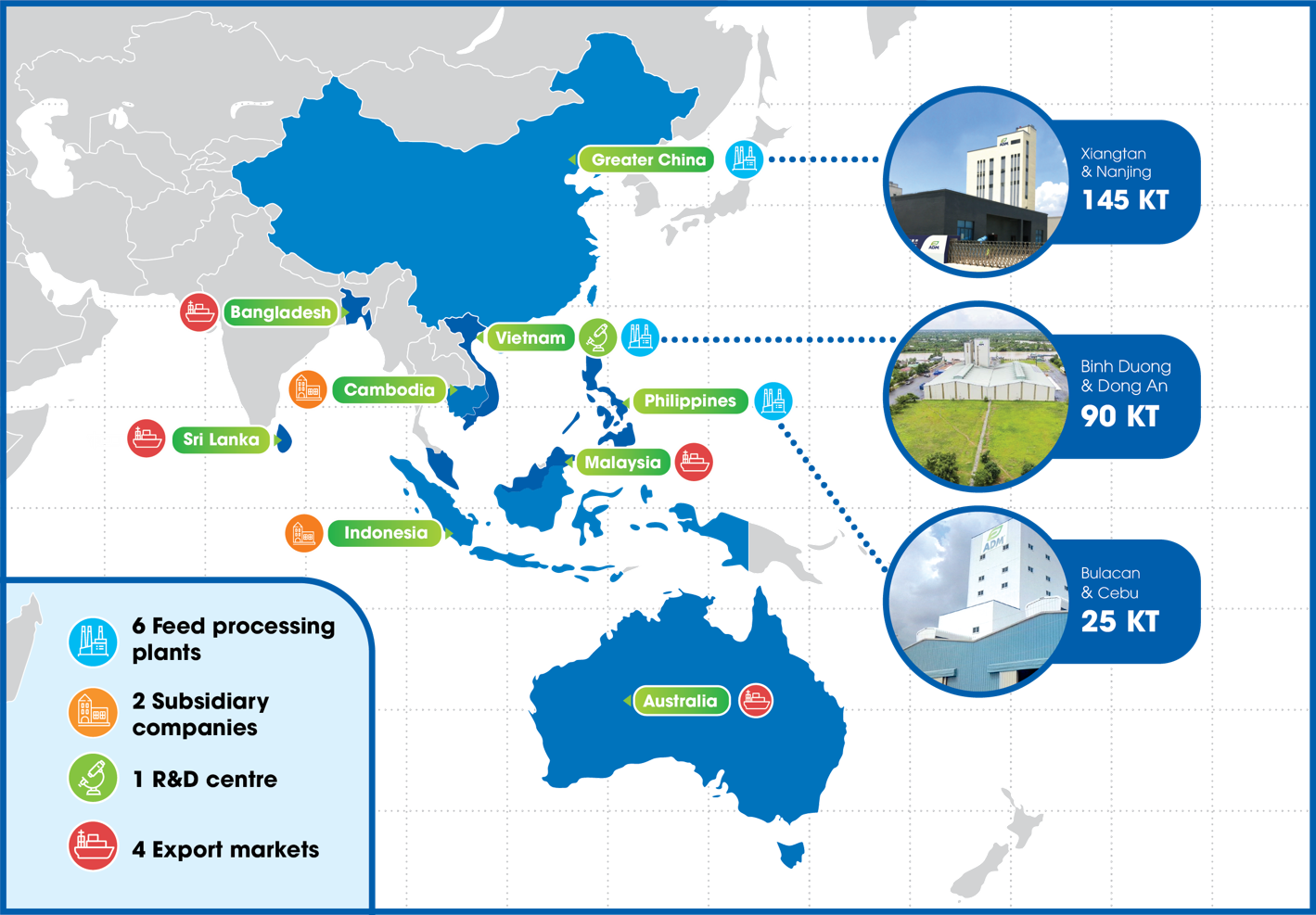 ADM Asia R&D Footprint - Ocialis